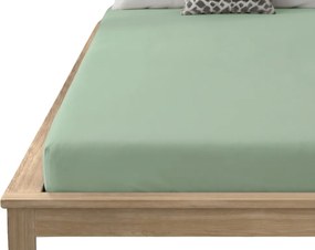 Prostěradlo z mikrovlákna MICROVELLE světle zelené 90x200 cm