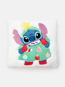 Sinsay - Dětský dekorační polštář s vánočním motivem Stitch - bílá