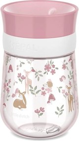 Světle růžový plastový dětský hrnek 300 ml Fairy Garden by Little Dutch – Mepal