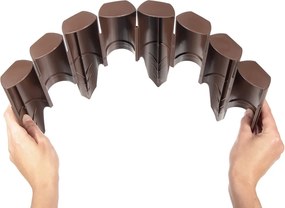 Palisáda zahradní Oggy terakota 250cm