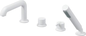 Deante Bath mixer, 4-hole, with shower set