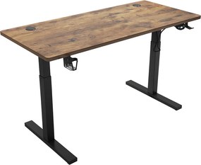 Herní stůl BR04 LOFT s černým rámem 140 cm