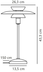 Nordlux - Stolní lampa CARMEN 1xE14/25W/230V černá