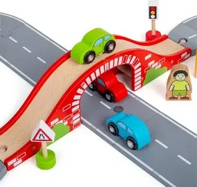 Bigjigs Rail Dřevěná silnice osmička / od 3 let
