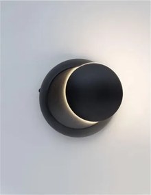 Nástěnné LED svítidlo NOVA LUCE ODIN 5W 3000K černé 910162