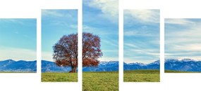 5-dílný obraz panorama hor Varianta: 200x100