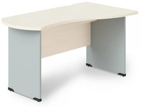 Rohový stůl Manager, pravý 160 x 100 cm / Bříza