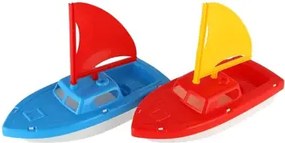 TEDDIES Plachetnice do vody 12x21 cm / Hračka do vody / Plast / 2 barv