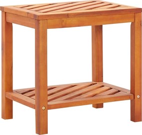 vidaXL Odkládací stolek z masivního akáciového dřeva 45 x 33 x 45 cm [44067]