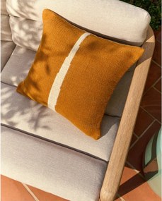 Zelená/béžová čalouněná zahradní pohovka Menfi – Kave Home