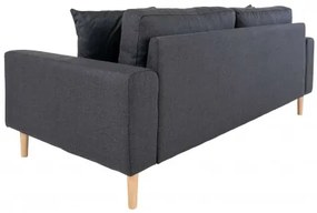 Pohovka LIDO 2,5 sedák 180 cm, polyester tmavě šedý House Nordic 1301430