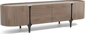 TV stolek Sileno 200 cm ořech/černý