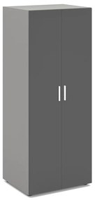 Šatní skříň ProX 79,8 x 42,2 x 196,5 cm, grafit / bílá