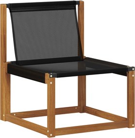 Venkovní pohovková souprava 11 ks Přirozená a černá 3369111