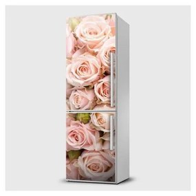 E-shop24, Pi51SL804, Rozměr 65x180 cm, Fototapeta samolepící na lednice - Růže růžové