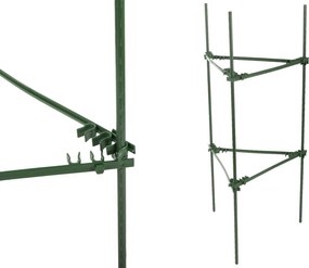Trojúhelníková opěrka pro rostliny, 90 cm, stabilní, do zahrady a na zahrádku, divodv