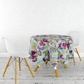 Ubrus PVC kulatý DC-110 - Barevná louka (různé velikosti)