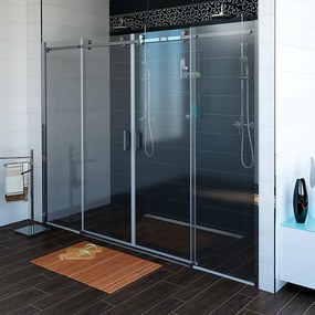 Gelco DRAGON sprchové dveře 1800mm, čiré sklo GD4810 GD4810