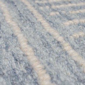 Flair Rugs, Kusový koberec Memphis Abstract Check Blue, 120x170, modrá, ložnice