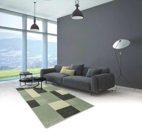Koberce Breno Kusový koberec PORTLAND 759/RT4G, Zelená, Vícebarevné, 120 x 170 cm