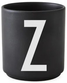 Hrnek s písmenem Z, černá Design Letters