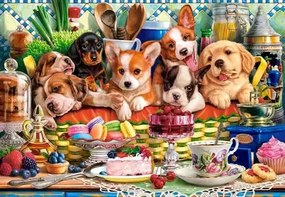 Castorland 105335-2 Puzzle Dezert pro štěňata / 1000 dílků / od 9 let