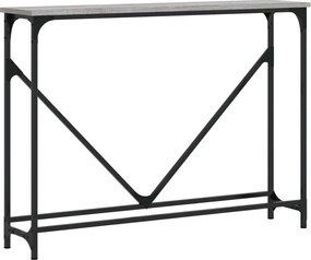 vidaXL Konzolový stolek 102 x 22,5 x 75 cm kompozitní dřevo [834133] Barva: šedá sonoma