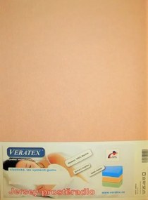 Veratex Jersey prostěradlo 100x200 cm (č.29-béžová)  jersey