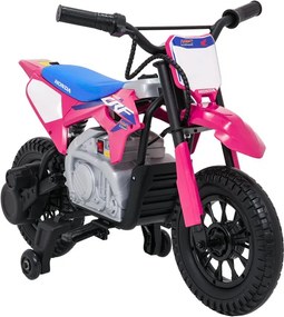Elektrická motorka HONDA CFR450R růžová