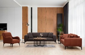 Atelier del Sofa 3-místná pohovka Kenzo 3 - Tile Red, Červená