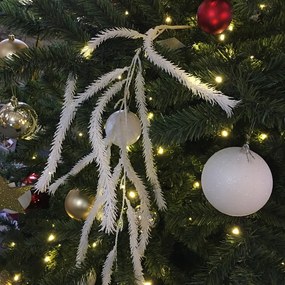 Vánoční přízdoba 120 cm, bílá, PVC, IP44 venkovní