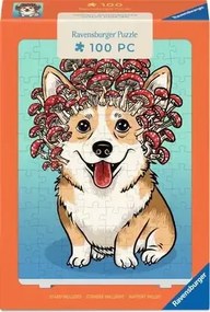 RAVENSBURGER Puzzle se stojánkem Corgi / 100 dílků / od 10 let