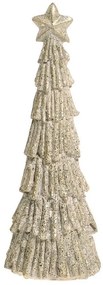 Třpytivý dekorační vánoční stromek Tree Verte - Ø 6*17 cm
