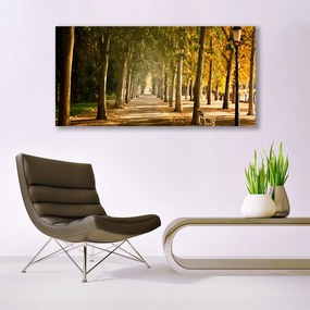 akrylový obraz Park Alej Krajina 120x60 cm