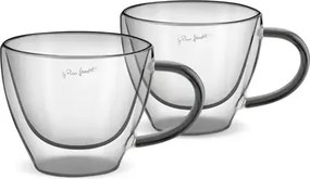 Lamart Vaso Sada sklenic Cappucino 2ks 190ml černá / sklo