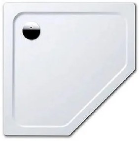 Kaldewei Avantgarde - Pětiúhelníková sprchová vanička Cornezza 672-1, 1000x1000 mm, Perl-Effekt, bez polystyrénového nosiče, bílá 459200013001