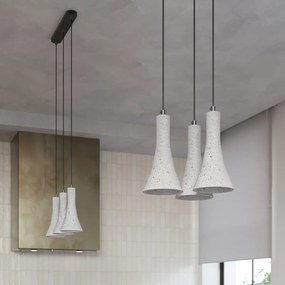 Sollux Lighting Závěsné svítidlo REA 3L beton