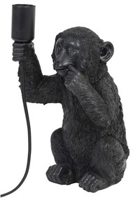 Černá stolní lampa (výška 34 cm) Monkey – Light &amp; Living