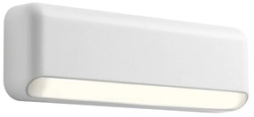 REDO Group 90071 Sapo, bílé venkovní nástěnné orientační svítidlo LED 5W 3000K, šířka 24cm, IP65