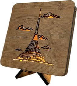 Li-Go "Ještěd" lampa 19x19 cm provedení povrchu: jedle