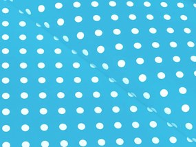 Biante Bavlněný povlak na polštář Sandra SA-135 Bílé puntíky na modrém 50 x 60 cm
