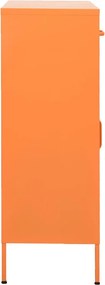 Úložná skříň oranžová 80 x 35 x 101,5 cm ocel 336165