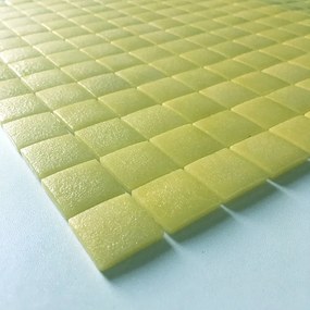 Hisbalit Skleněná mozaika žlutá Mozaika 301C PROTISKLUZ 2,5x2,5  2,5x2,5 (33,33x33,33) cm - 25301CBH