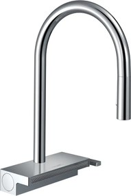 Hansgrohe Aquno Select M81, páková kuchyňská baterie 170, vytahovatelná sprška, 3jet, sBox, chromová, HAN-73831000
