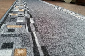 Protiskluzový běhoun BOMBAY šedý - hotový rozměr