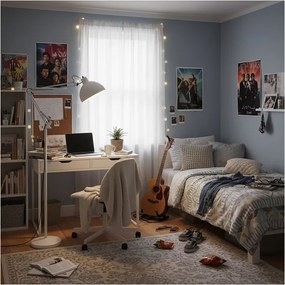 BRILAGI - Flexibilní stojací lampa TASKER 1xE27/60W/230V 157 cm bílá