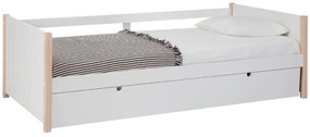 OnaDnes -20% Bílá lakovaná dětská postel Marckeric Kiara 90 x 190 cm