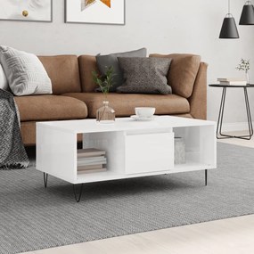 vidaXL Konferenční stolek 90x50x36,5 cm kompozitní dřevo [830590] Barva: šedá sonoma
