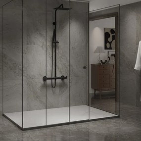 BPS-koupelny Obdélníková akrylátová sprchová vanička HYD-OSV-RIKO 130x90 bílá