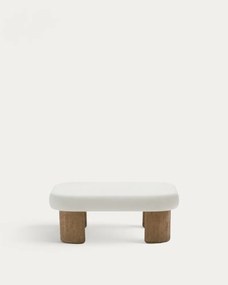 Zahradní konferenční stolek s betonovou deskou 80x80 cm Labra – Kave Home